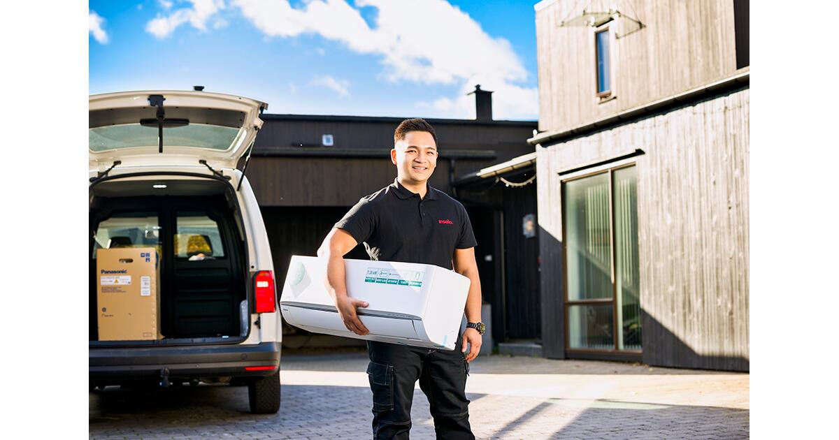 Beskrivelse av standard montering - Qlima varmepumpe | Maxbo