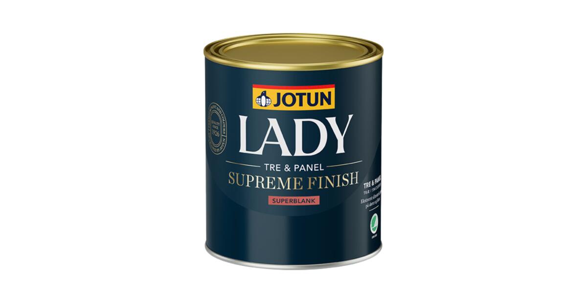 Jotun Interiørmaling lady supreme finish 80 hvit base 0.68l | Maxbo