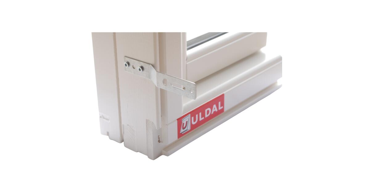 Uldal Monteringsbeslag á 4 stk for trevindu enkel montering i vegg | Maxbo