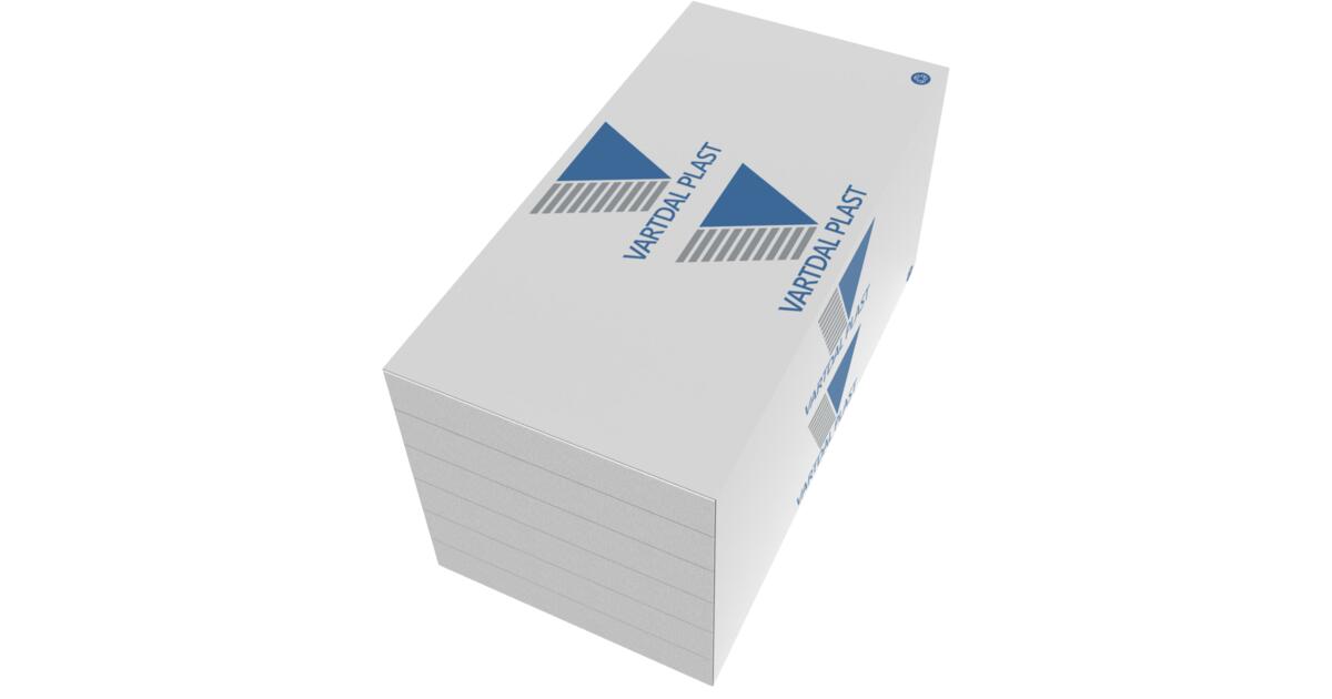 Vartdal Plast Isolasjon eps 50mm s80 styropor 50x600x1200mm | Maxbo