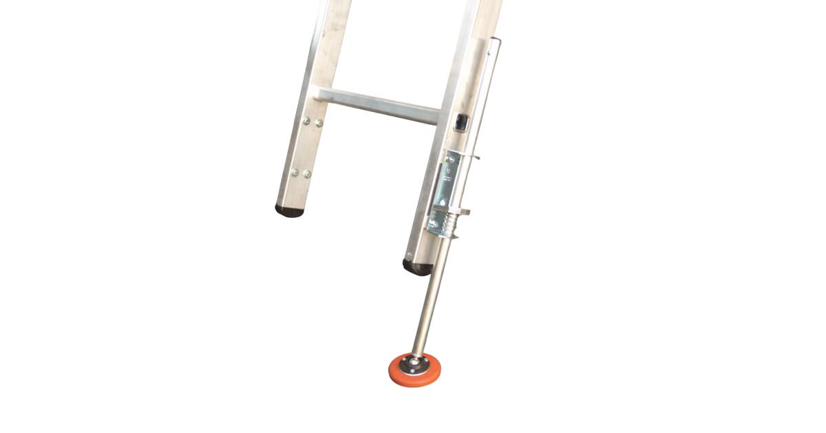 Zarges Forlengerben stige m gummifot 400mm regulerbart | Maxbo