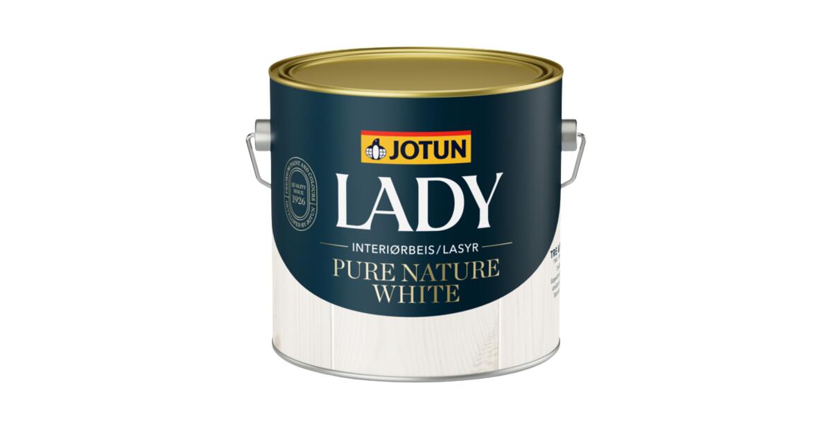 Jotun Interiørbeis lady pure nature white 3l | Maxbo