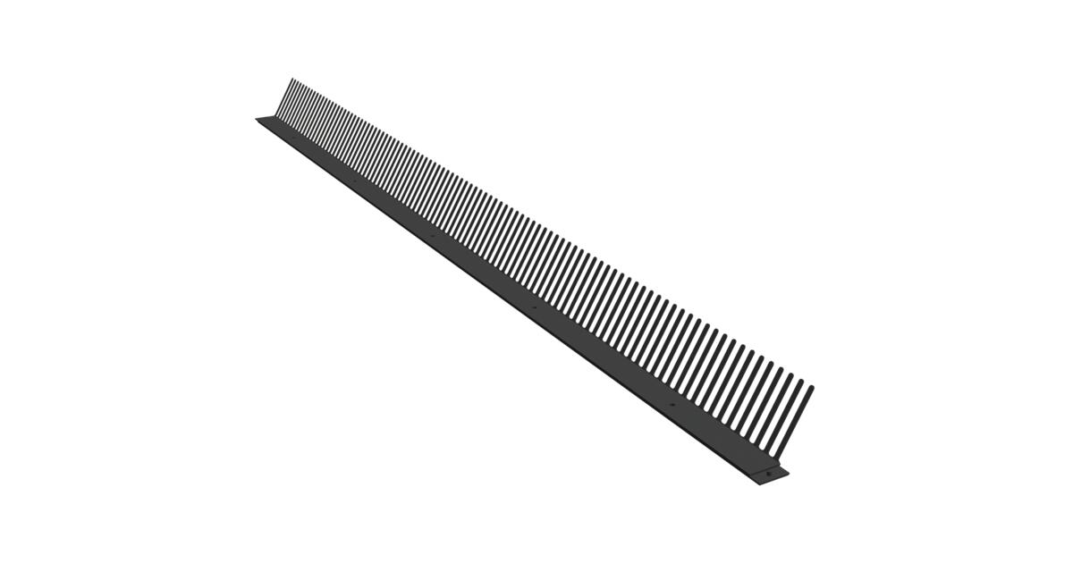 Benders Fuglelist universal plast svart 1m | Maxbo