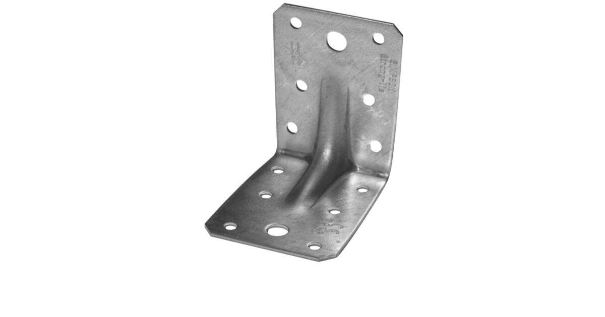 Simpson Strong-Tie Vinkel 70x70x2,0x55mm m/ribbe ean 70x70x2,0x55 mm ...