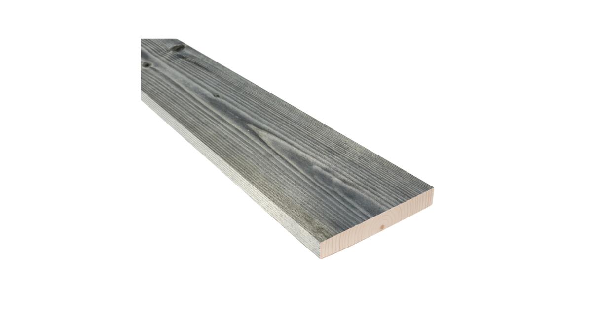 Nord Kledning rektangulær impregnert gran 22x148 mm klasse 1 grå | Maxbo