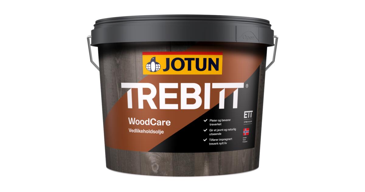 Jotun Vedlikeholdsolje trebitt woodcare klar base 2.7l | Maxbo