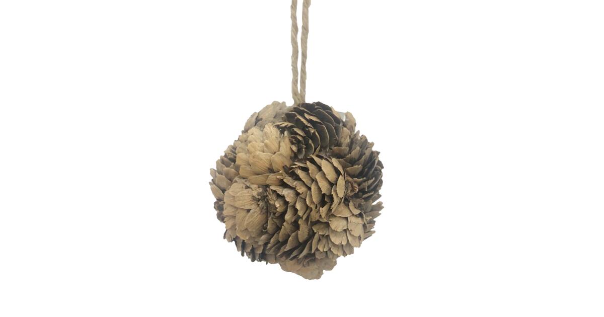 Martinsen Julekule conifer natur kongle 7cm | Maxbo