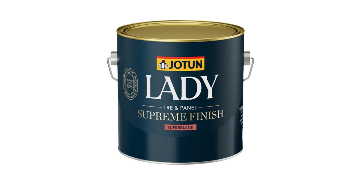 Jotun Interiørmaling lady supreme finish 80 hvit base 2.7l | Maxbo