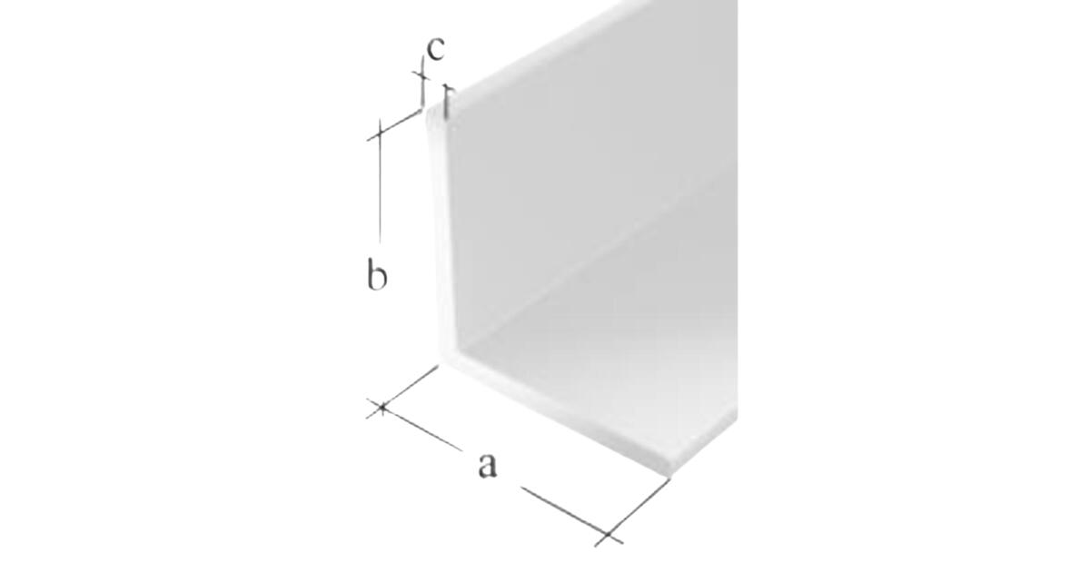 Alberts Profil pvc-vinkel 1000/15x15mm h | Maxbo