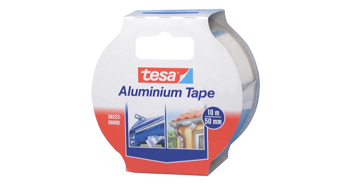 Tesa Aluminiumstape sølv 10mx50mm | Maxbo