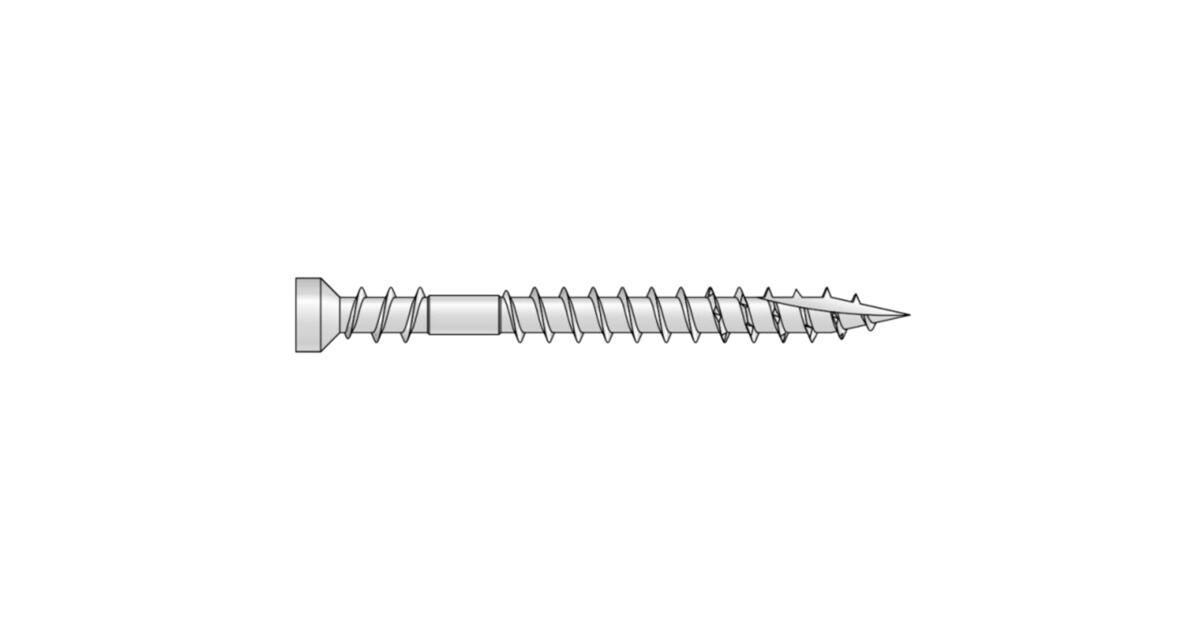 Simpson Strong-Tie Gulv-listskrue rf410 ltsf ø: 4mm l: 42mm ant: 250stk ...