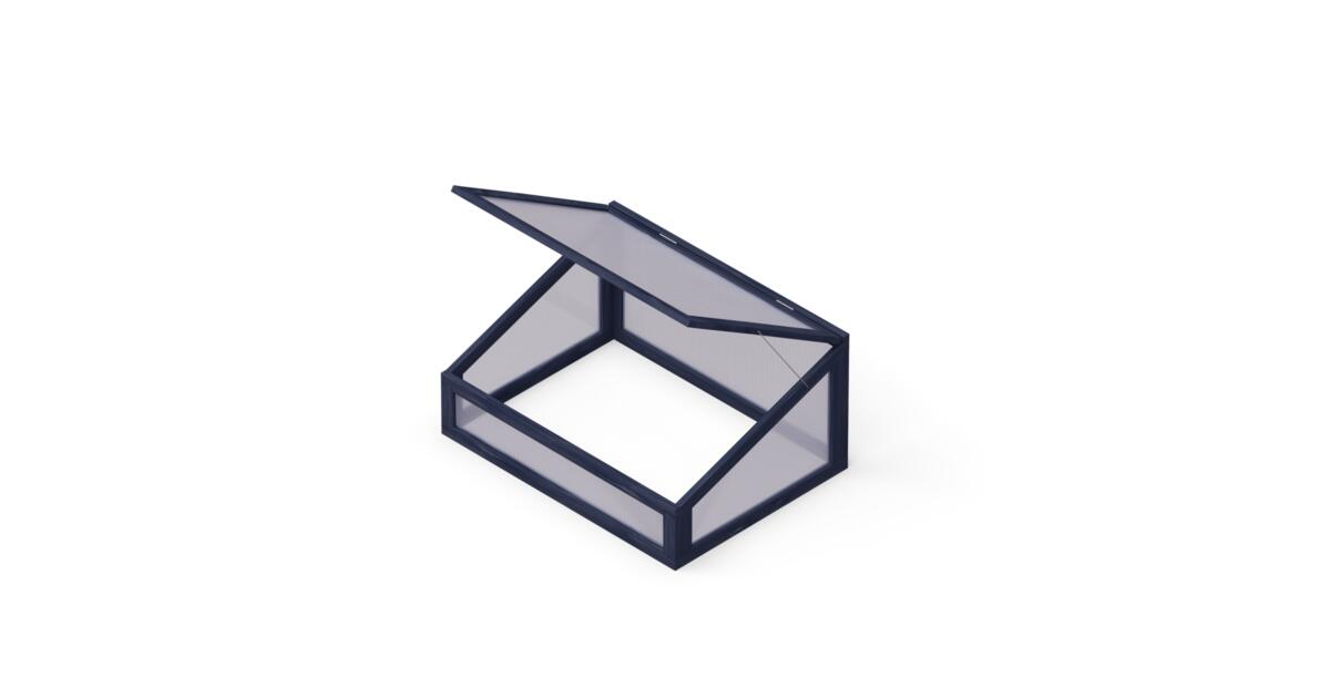 Upyard Drivhus 60x80cm sort | Maxbo