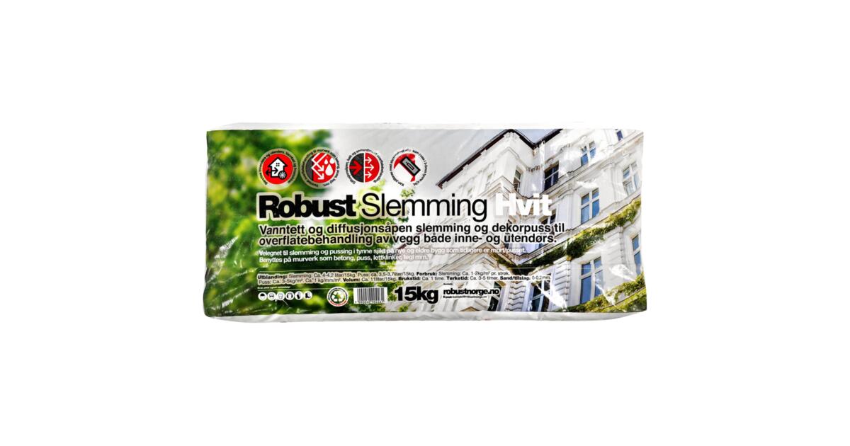 Robust Slemming hvit 15kg | Maxbo