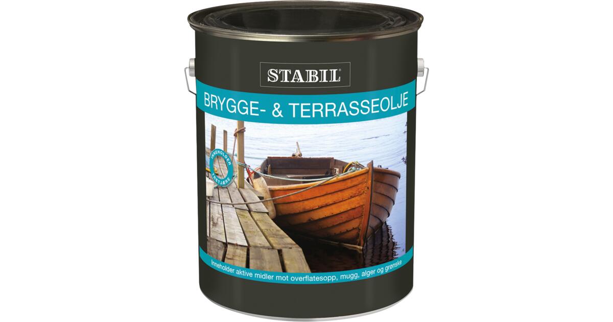 Stabil Brygge- & terrasseolje 9 l | Maxbo