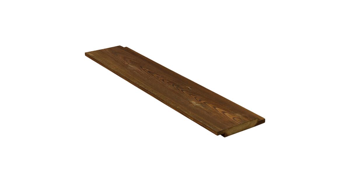 Kebony Kledning profilert biobehandlet furu 21x148 mm dobbelfals klasse ...
