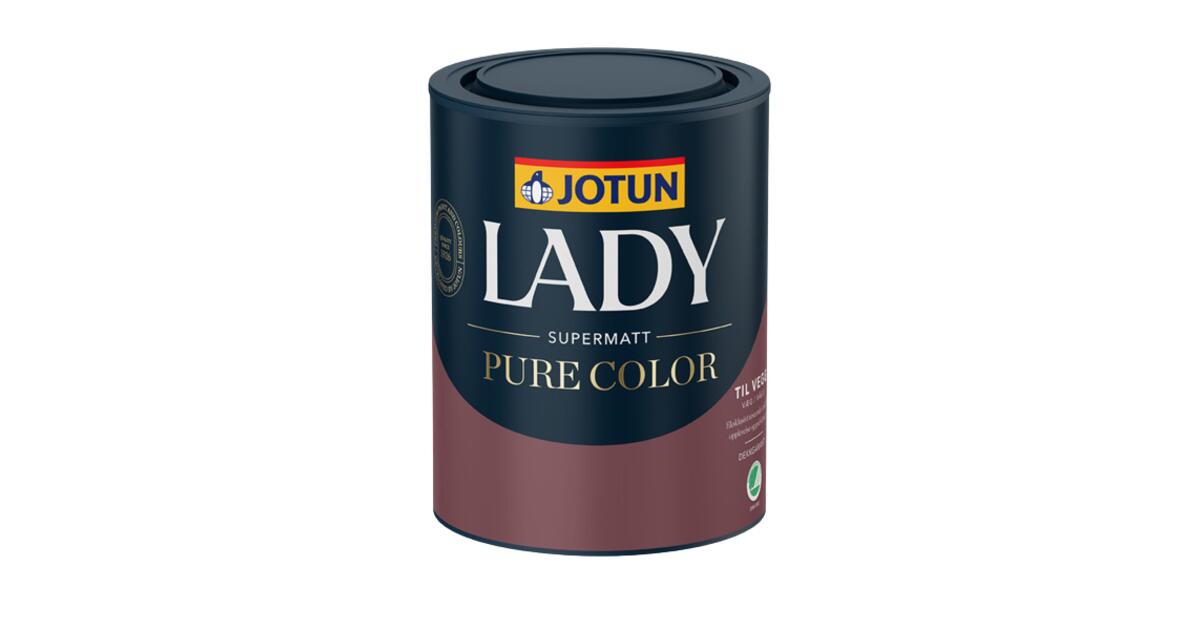Jotun Interiørmaling lady pure color hvit base 0.68l | Maxbo