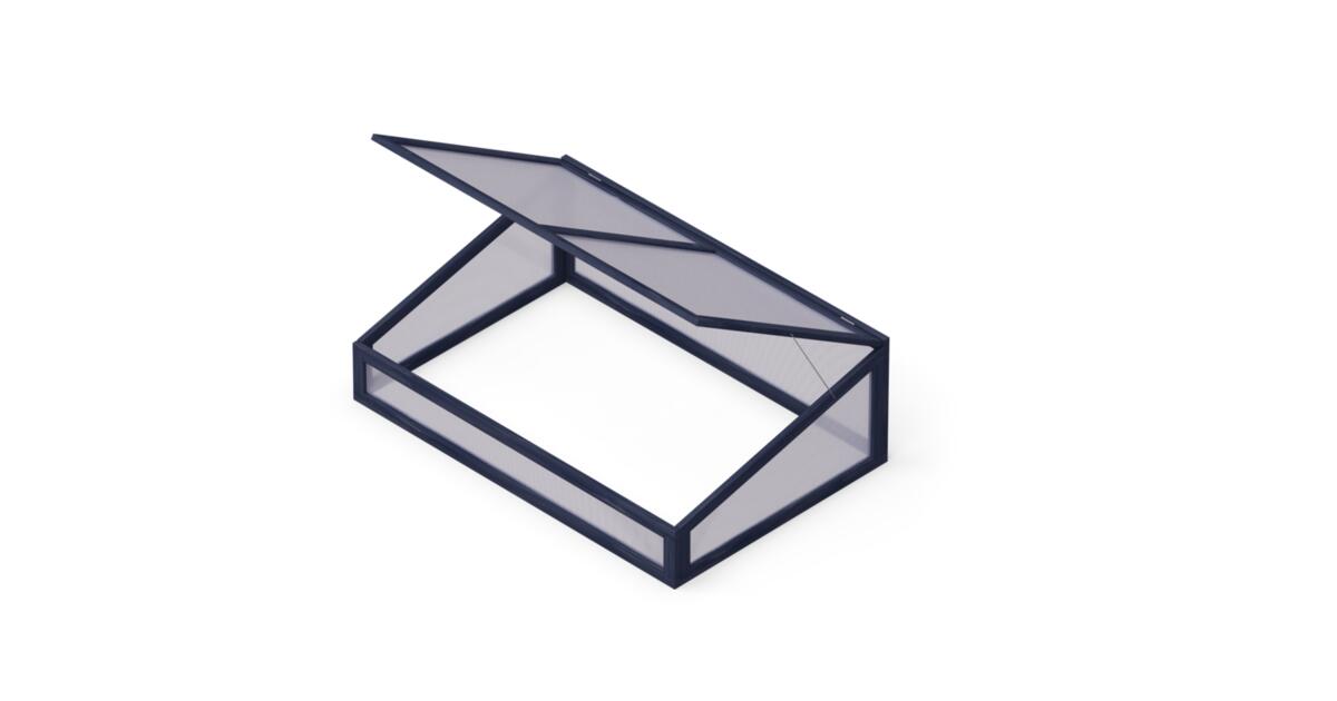 Upyard Drivhus 80x120cm sort | Maxbo