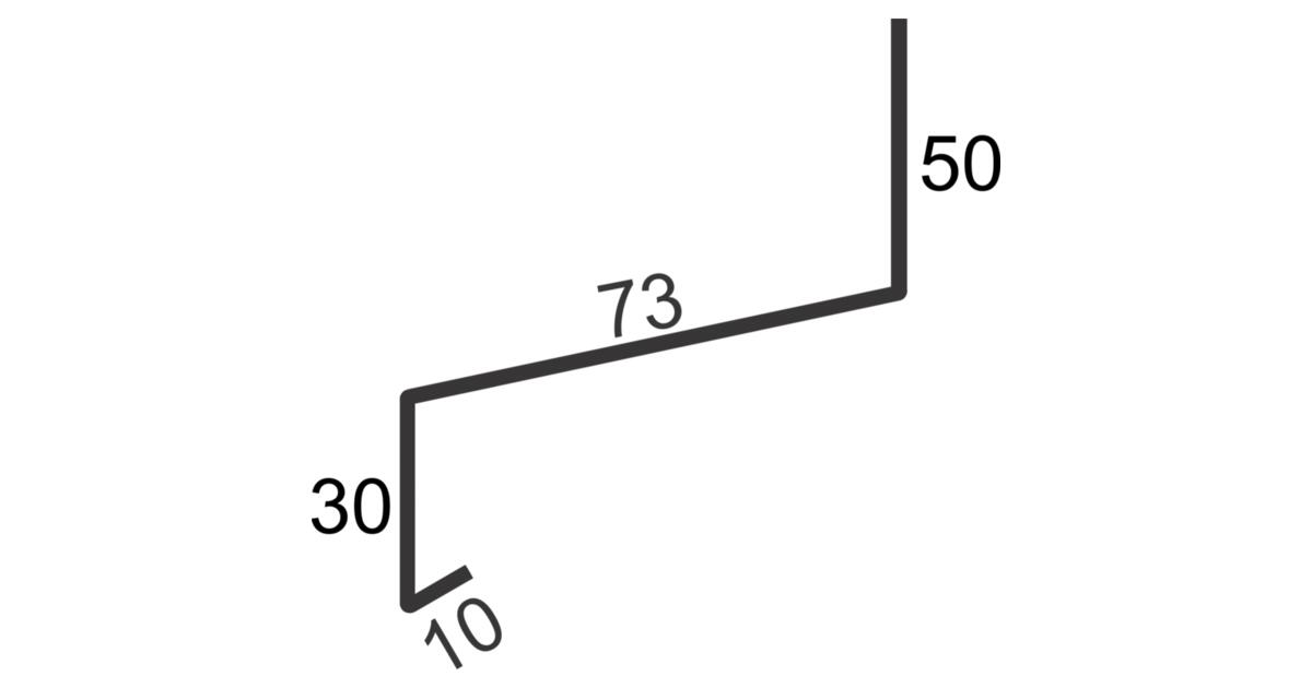 Jemtland Vindusbeslag over plastbelagt stål d: 76.2mm l: 1250mm hvit 3 ...