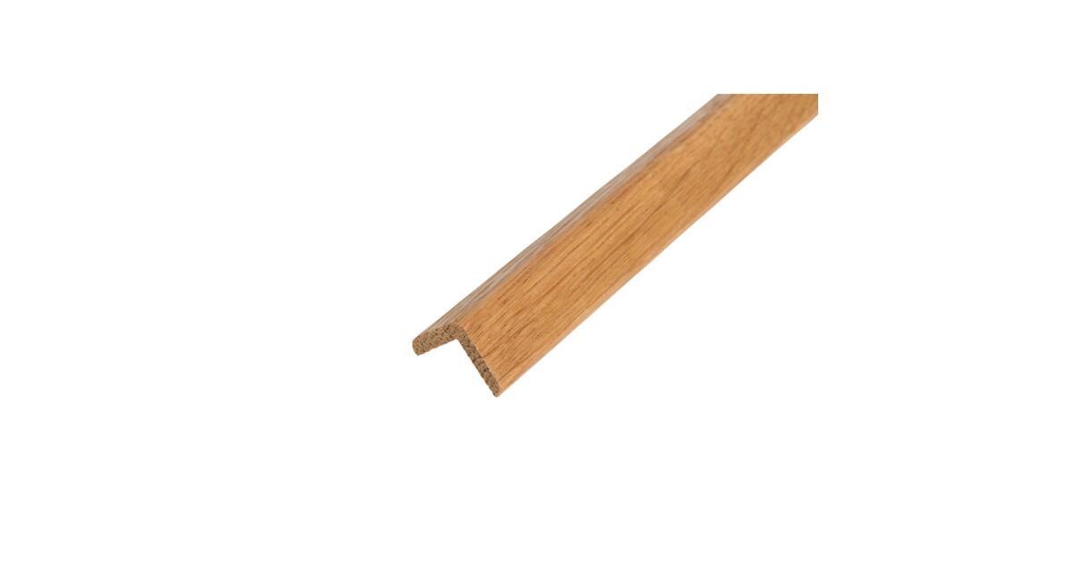 Krifon Vinkellist lakkert eik 21x21x2600 mm natur | Maxbo