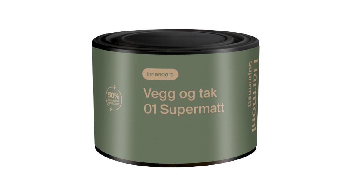 Harmoni Fargeprøve supermatt hvit base 0,45l | Maxbo