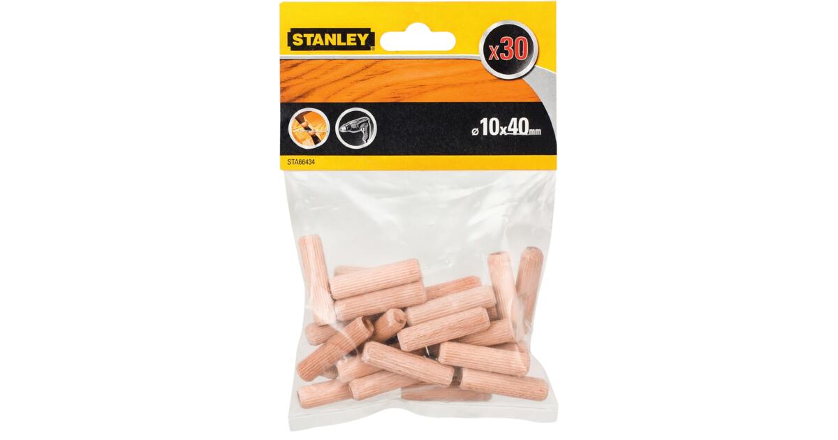 Stanley Treplugg 10x40mm 30stk sta66434 runde | Maxbo