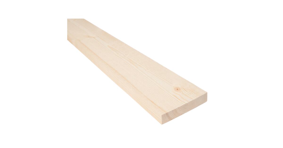 Standardsortiment Justert forskaling ubehandlet gran/furu 23x123 mm | Maxbo