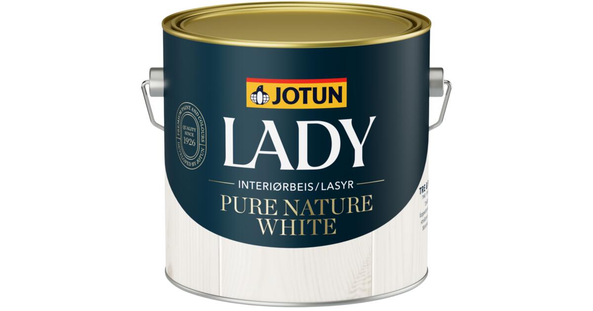 Jotun Interiørbeis lady pure nature white 3l | Maxbo