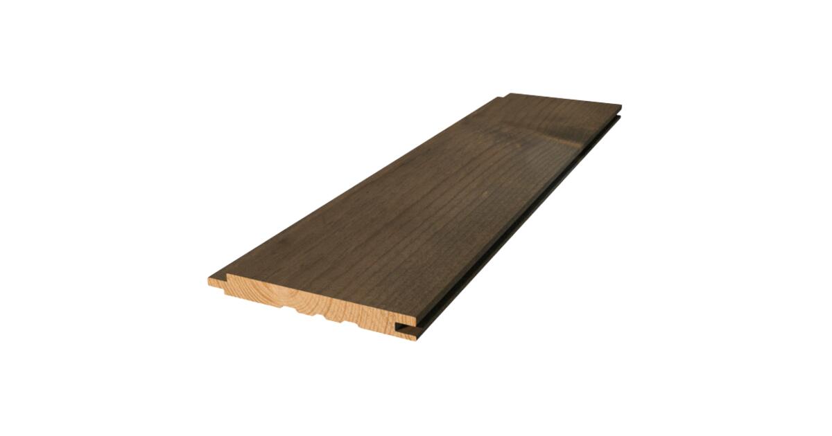 Moelven Sprekkpanel natur beiset furu 13x120 mm seterbrun | Maxbo