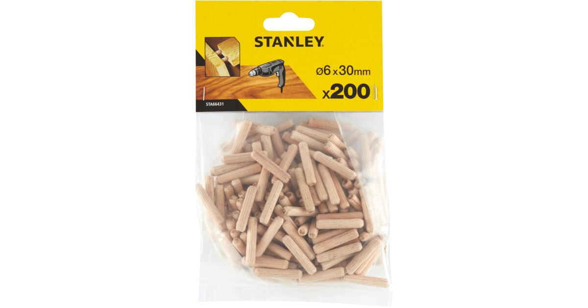 Stanley Treplugger rund 6 200st sta66431 30mm lengde | Maxbo