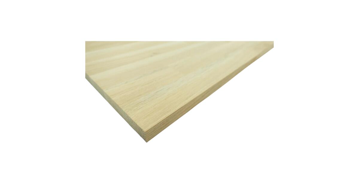Fritzøe Engros Hobbyplate eik level 18x300x2400 fingerskjøt | Maxbo