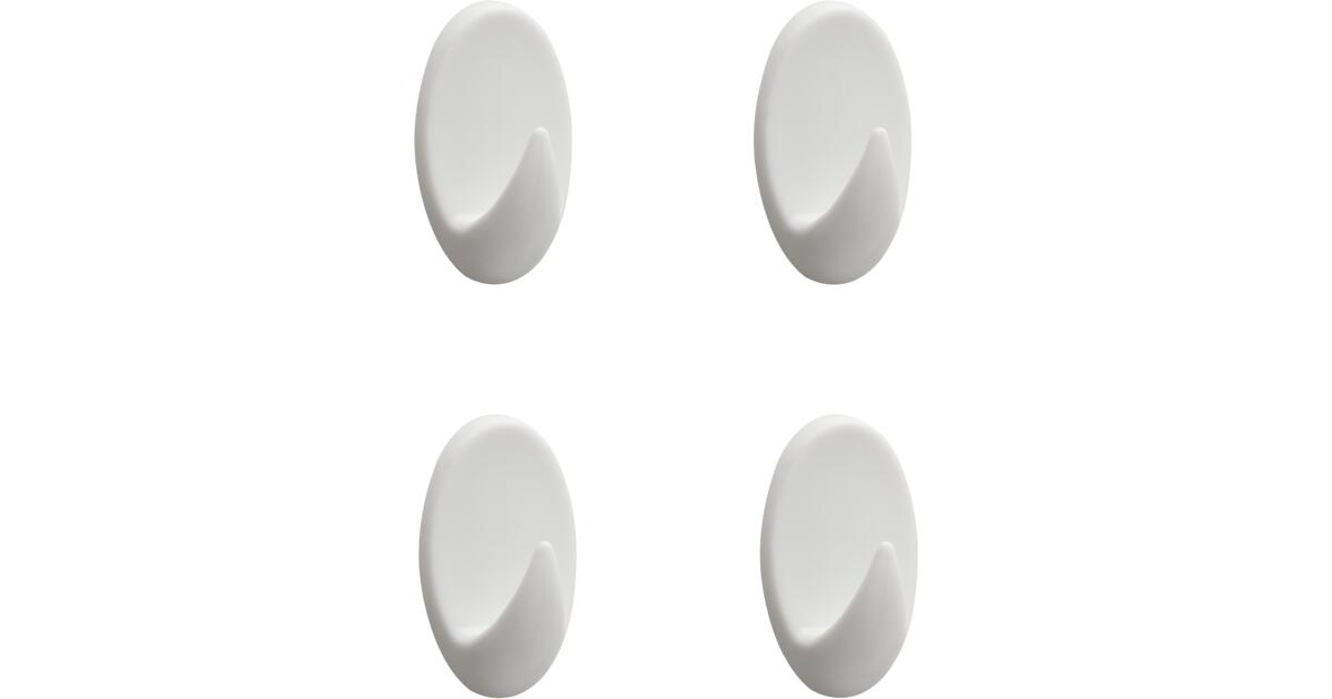 Coram Krok baseline medium hvit plast selvklebende | Maxbo