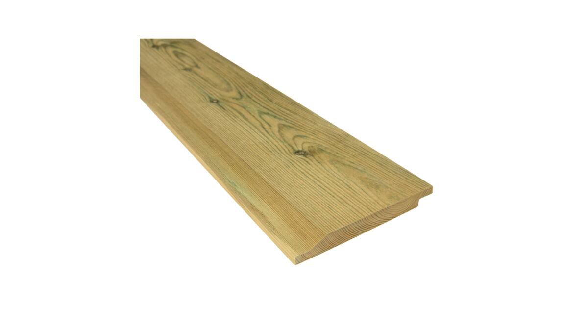 Standardsortiment Kledning profilert cu furu impregnert 19x173 mm ...