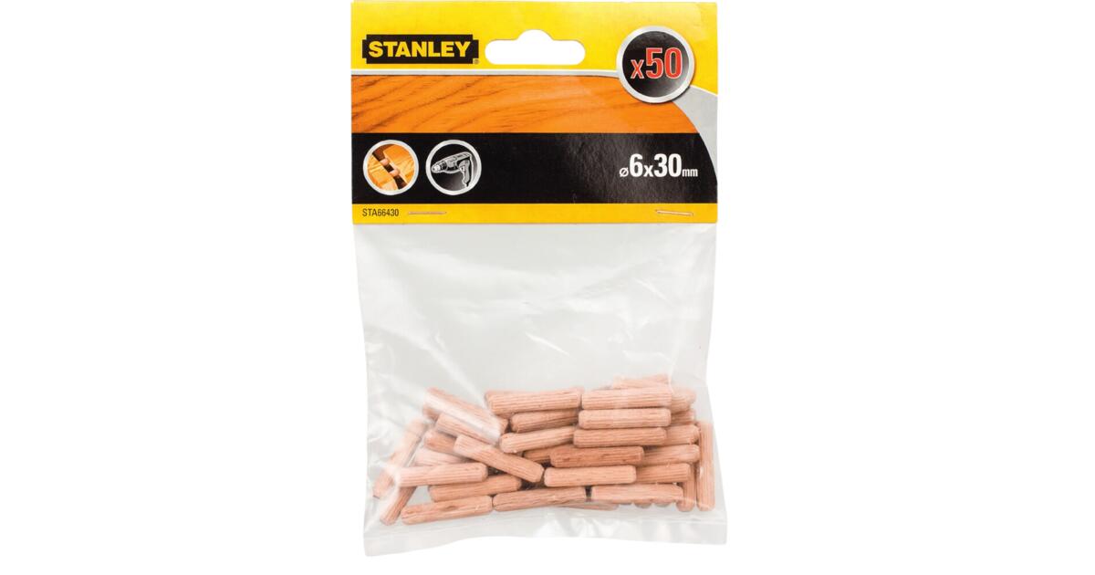 Stanley Treplugg 6x30mm 50stk sta66430 runde | Maxbo