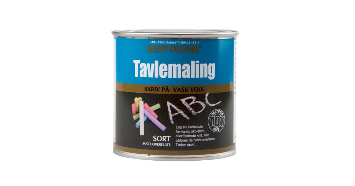 Rust-oleum mathys Tavlemaling sort matt 250 ml | Maxbo