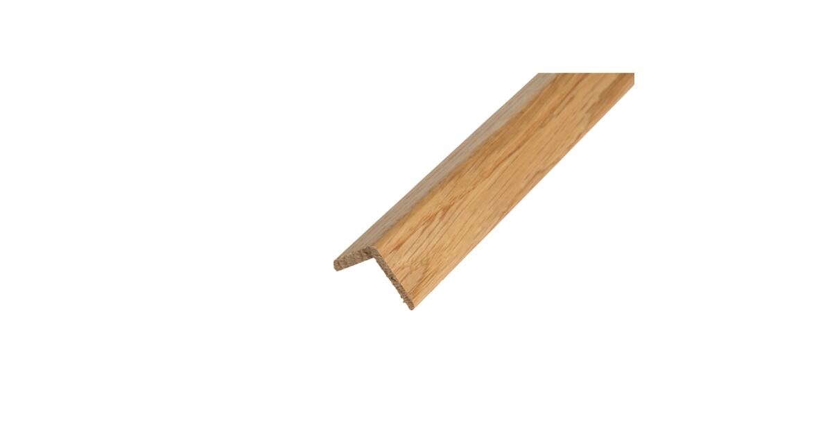 Krifon Vinkellist lakkert eik 27x27x2600 mm bomull | Maxbo