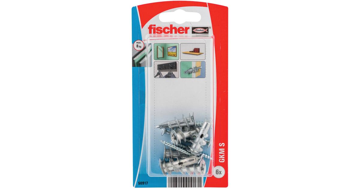 Fischer Gipsplateplugg driva 1-12mm gkm s bk 6 stk pr bk nv | Maxbo