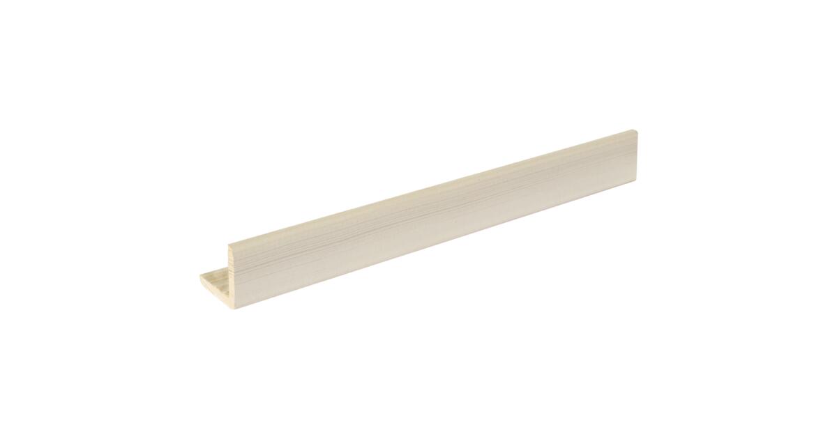 Combiwood Vinkellist beiset furu 33x33x2700 mm hvitlasert | Maxbo