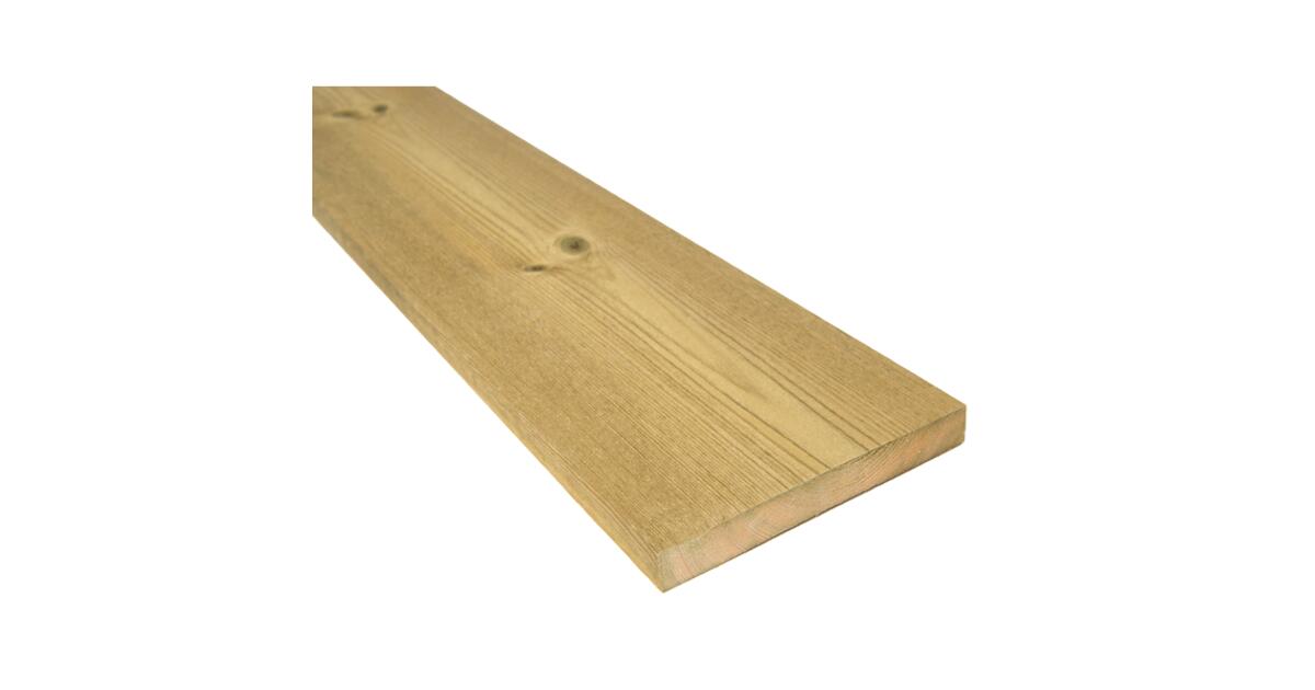 Standardsortiment Kledning rektangulær cu impregnert furu 22x173 mm ...