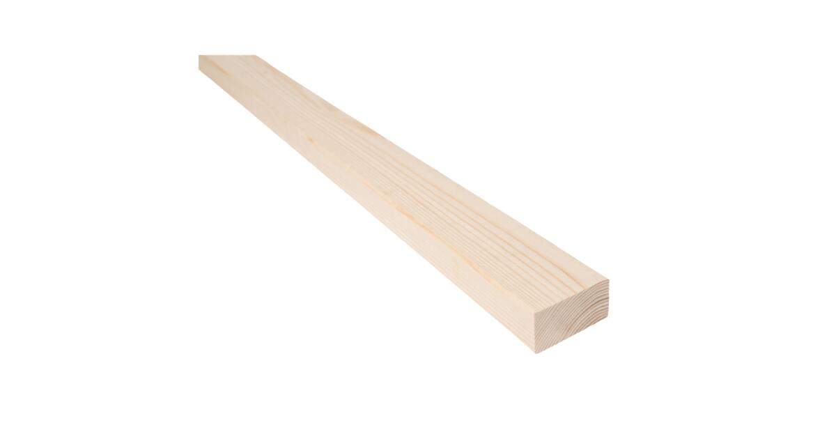 Bergene Holm Rekke justert ubehandlet gran/furu 36x68x2400 mm klasse 1 ...