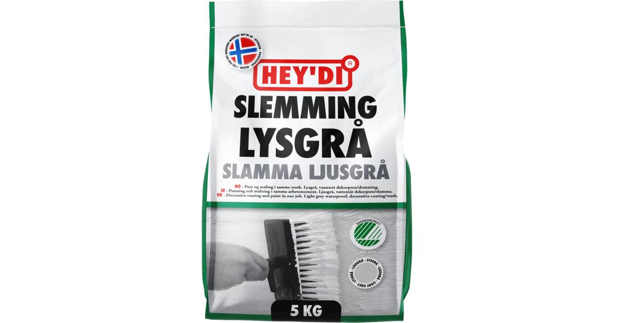Hey'di Slemming lysgrå 5kg heydi | Maxbo