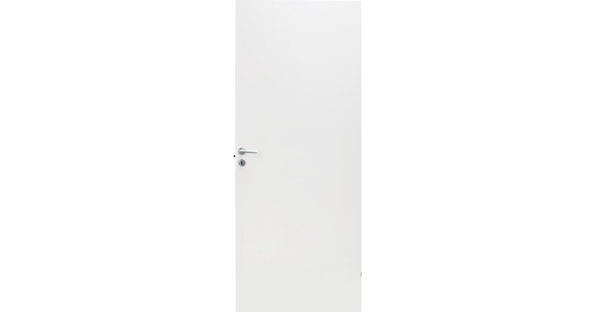 Solid Innerdør funkis kompakt 80x210 slett ncs s0500-n klassisk hvit ...