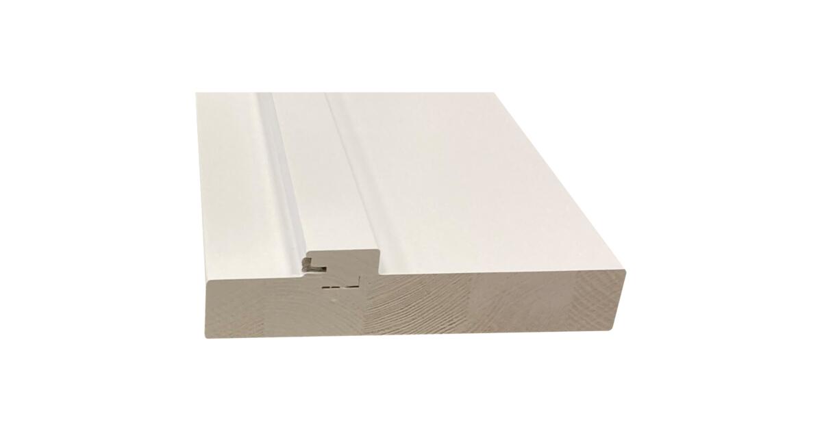 Scanflex Karmsett 90x200 hvitmalt med dempelist karm 122mm | Maxbo