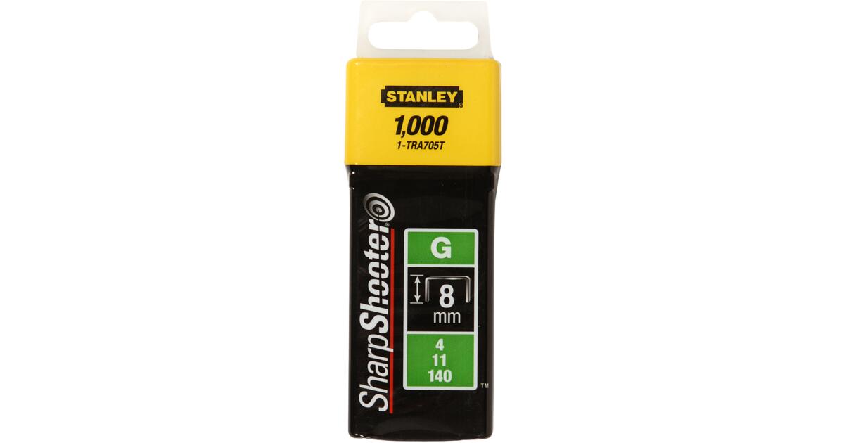 Stanley Stift hd 8mm 5/16 1000stk 1-tra705t heavy duty | Maxbo