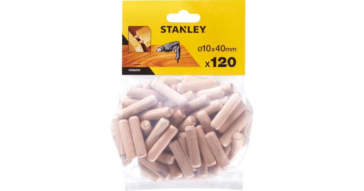 Stanley Treplugger rund 10mm 120st sta66435 40mm lengde | Maxbo