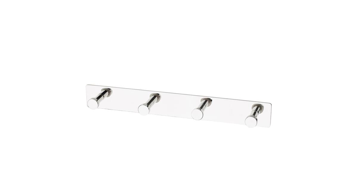 Habo Knaggrekke 1368-4 krom sb serie 1368 skjult innfesting | Maxbo