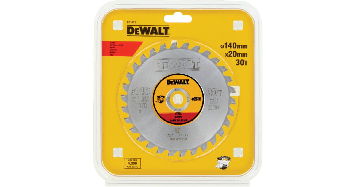 Dewalt Sagblad 140x20x30t met dt1923 dw oppladbart | Maxbo